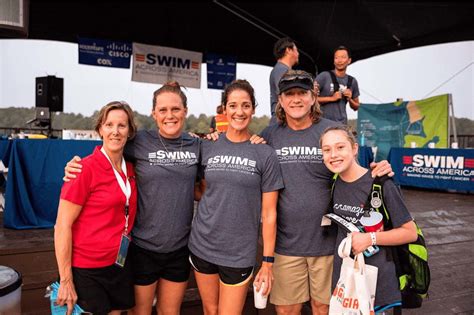 Amazing Grace Mother Swimming In 14 Swim Across America Events