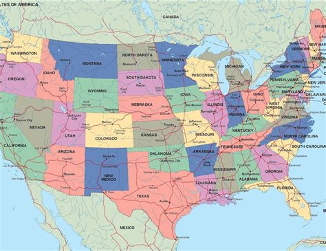 Usa Political Map Order And Download Usa Political Map