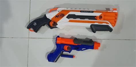 Nerf N Strike Elite Rough Cut 2x4 Blaster And Nerf N Strike Sharpfire