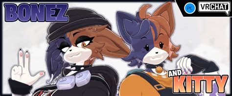 Bonez And Kitty [vrchat Avatars] By Nonarycubed