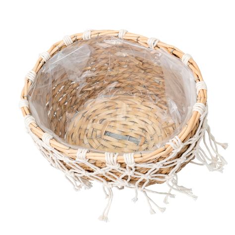 Szőtt Kosár Ovális Modell Krém Színű 3 Kosár Készlet Bsp Sl612