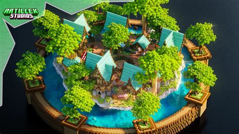 Spawn Chill Village Download 150x150 Minecraft Map