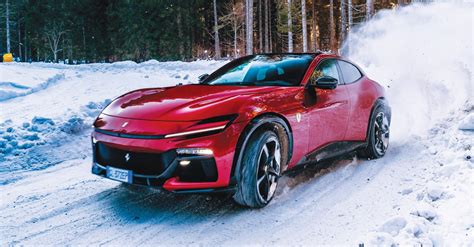 First Drive Shredding Ferraris Super Suv Purosangue Through The Alps
