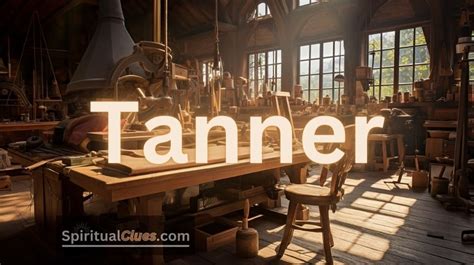 Spiritual Meaning Of The Name Tanner Leather Maker