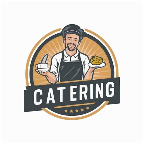 Premium Vector Vector Flat Catering Logo Template