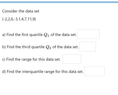 Solved Consider The Data Set 226 3147119