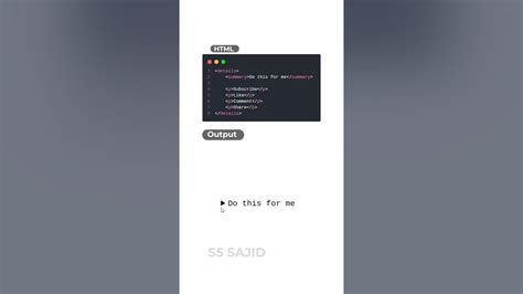 Did You Know This Crazy Html Trick Shorts Htmlcss Programming