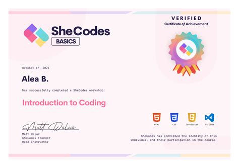 Alea B Shecodes Profile Shecodes
