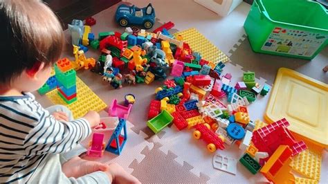 レゴデュプロはいつから遊べる？何歳まで遊ぶ？我が家の遊び効果 トイママ