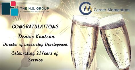 The H S Group Congratulations To Denise Knutson