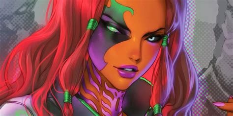 Starfire Dc Art Wallpaper Starfire Nightwing Vol 4 101