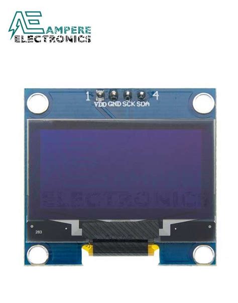 13 Inch Oled Display Module Blue 128x64 4pin I2c Ampere Electronics
