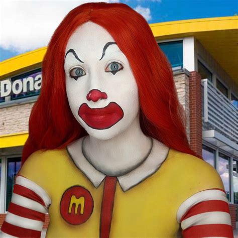 Ronald Mcdonald Make Up Scary Clowns Clown Faces Ronald Mcdonald