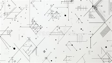 A Modern And Clean Pattern Of Mathematical Equations Matrices And