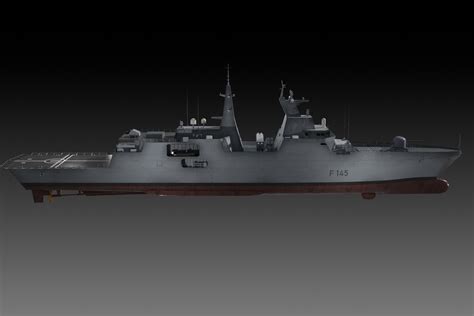 South Africa Valor Class Frigate 3d Model By Ennuishao