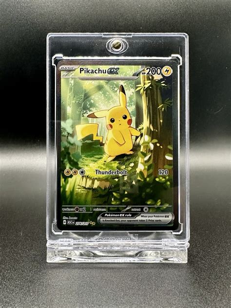 Pikachu Ex Treekachu Special Illustration Rare Me Ascended Heroes