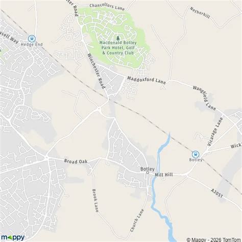 Map Botley Map Of Botley So30 2 And Practical Information
