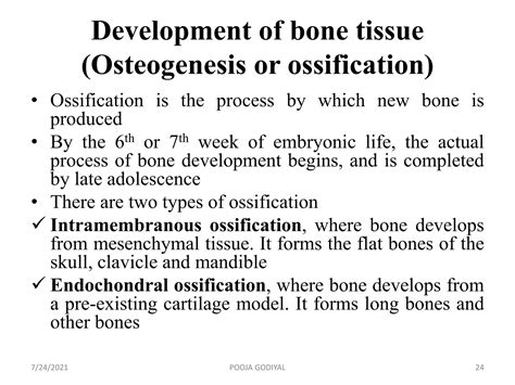 Bone Types Structure Formation Growth And Description Pptx