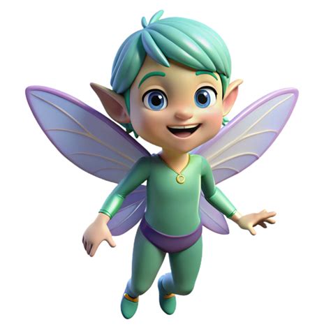 Rare Nordic A Mischievous Pixie With Iridescent Wings And A Playful