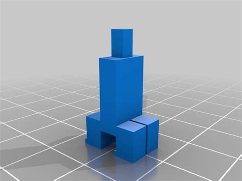 2 Piece Minecraft Creeper By Gmarsh23 Download Free Stl Model