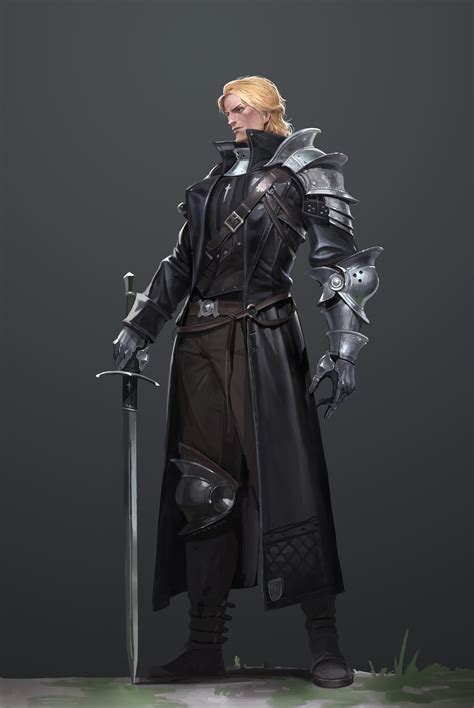 Futuristic Knight Concept Art