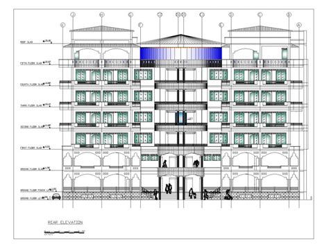 Houses Society Complete 2d Elevations Dwg51 Thousands Of Free