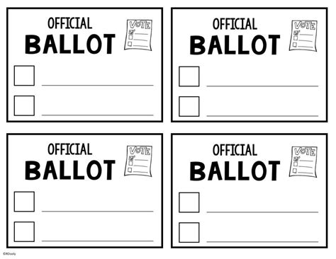 Election Day Activity Mock Voting Artofit
