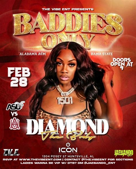Baddies Only Diamond The Body The Vibe Ent