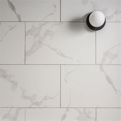 White Marble Effect Wall Tiles Victorian Plumbing