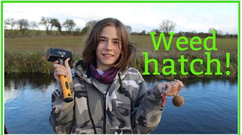 Narrowboat Girl Checks The Weed Hatch Youtube