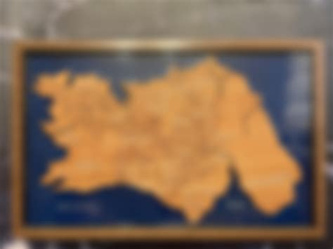 4th Wing Continent Wooden Map R Fourthwing