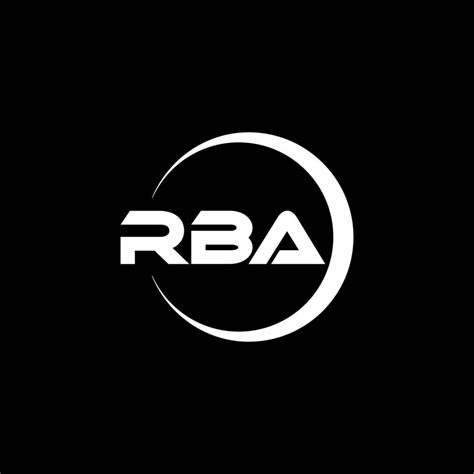 Rba Letter Logo Design In Illustration Vector Logo Calligraphy