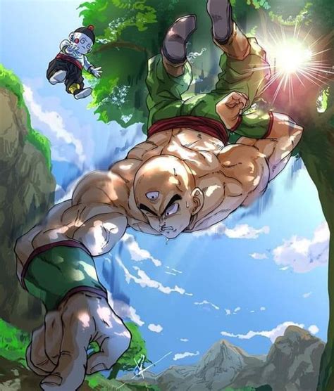 Tien Fanart Tien Shinhan Wallpaper Krillin Dbz Wallpaper Dragon