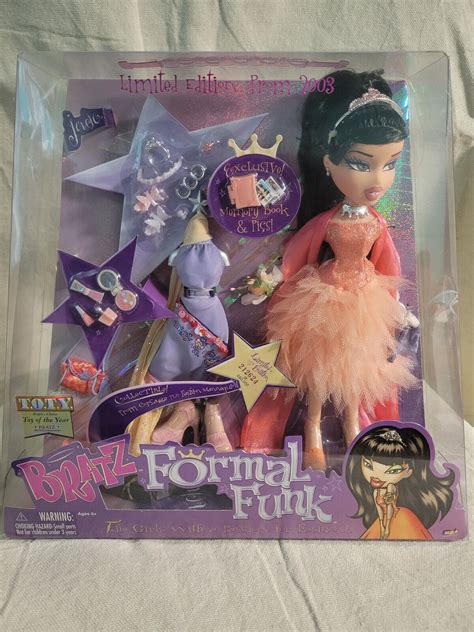Mga Bratz Formal Funk Girls Prom 2003 Limited Edition Jade Fashion Doll