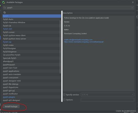 Pyqt5的安装以及使用pyqt怎么打开 Csdn博客