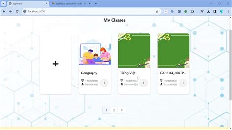 View Class List Create Class View Class Detail Youtube