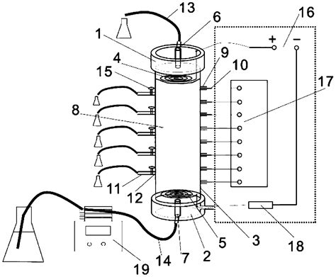 Dynamic In Situ Repair Particle Induced Polarization Experiment Device