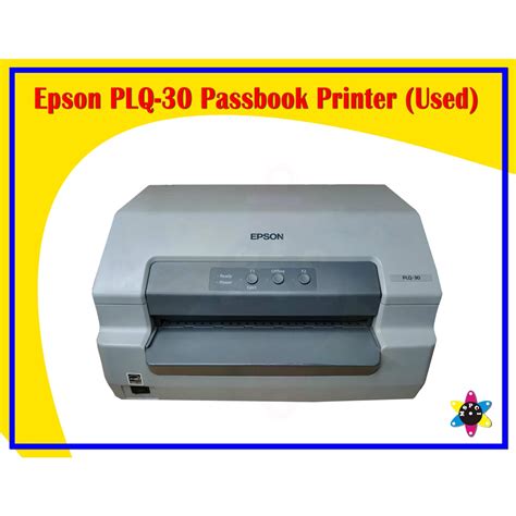 Epson Plq 30 Passbook Printer Used Shopee Philippines