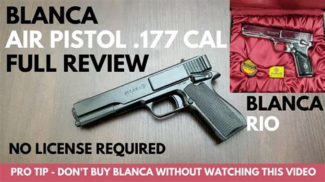 Blanca Black Air Pistol Review Blanca Black Worth Buying