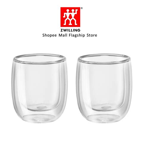 Zwilling Sorrento Double Wall Espresso Glasses 2 Pcsset Shopee
