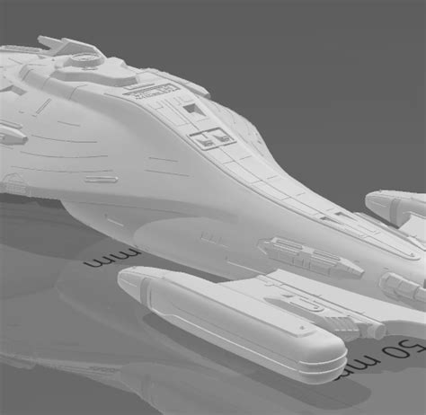 🖖 Sto Federation Intrepid Class Warship Voyager Version・free Stl File For 3d Printing・cults
