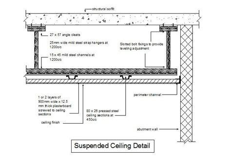 Inspirasi 24 Drop Ceiling Section Details