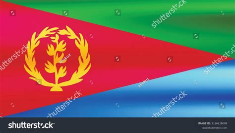 Flag Eritrea Eritrean National Symbol Official Stock Vector Royalty Free 2186218009 Shutterstock