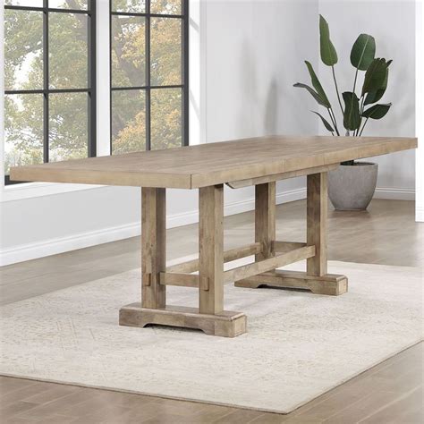 Napa Brown 72 Extendable Rectangular Counter Height Dining Table Steve