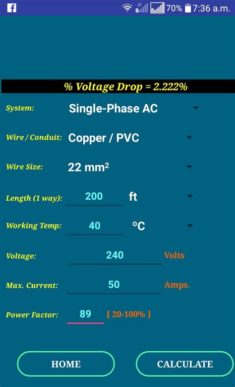 Pec Wire Size Calculator Free Based On Philippine Electrical Code Calculate Standard Wire
