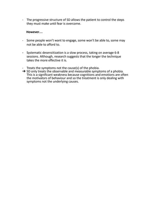 Systematic Desensitization Steps Examples And Therapy Psychology