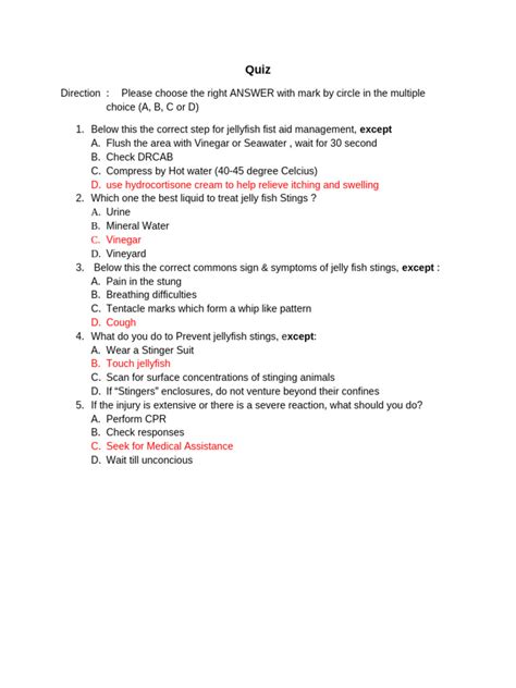 7 Written Test And Answer Key Pdf