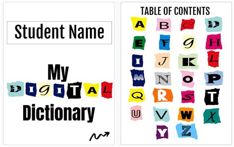 Digital Interactive Dictionary For Any Subject V2 By Aida Evans