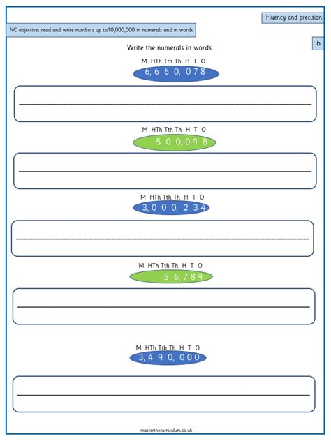 Read And Write Numbers From 1 To 20 In Numerals And Words Free