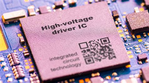 High Voltage Driver Microchip Stock Image F0447616 Science Photo Library